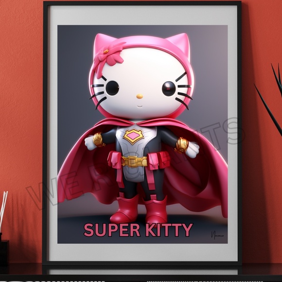 HELLO KITTY SUPER HERO SERIES | Art | Super Kitty 1x14 Poster From The ...